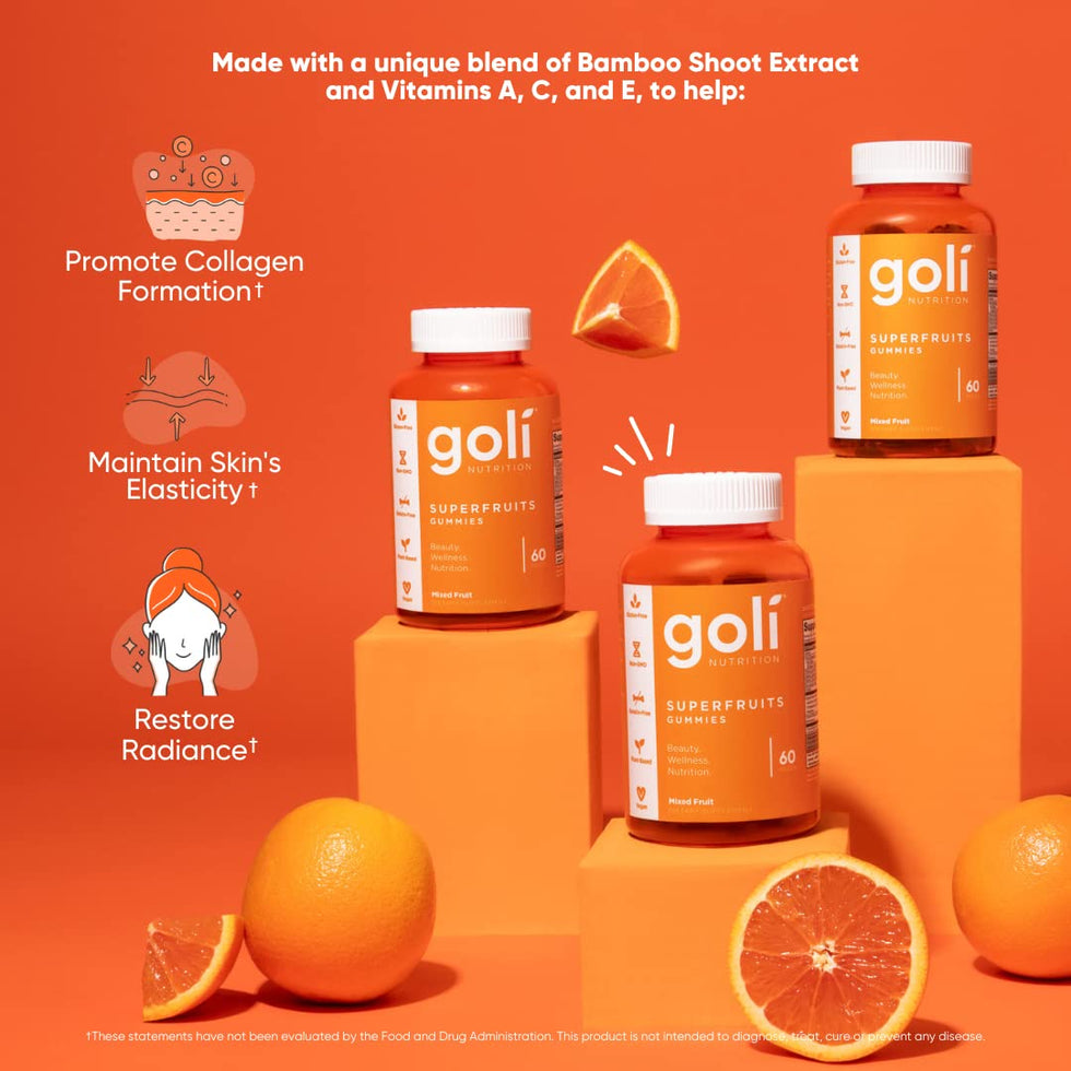 Goli® Nutrition Gummies Mixed Bundle Pack (6 Pack) - HSA/FSA Eligible ...