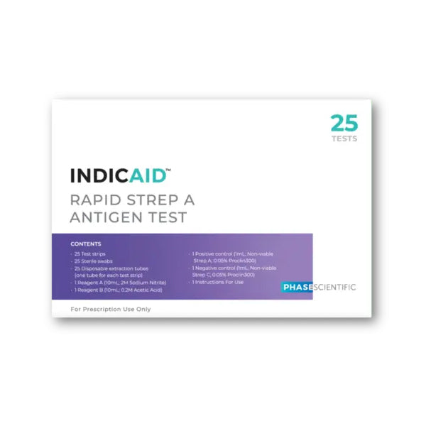 Indicaid™ Rapid Strep A Antigen Test - Fast & Accurate Results ...