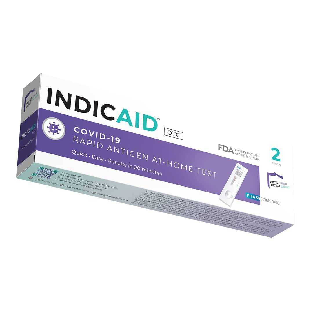 Indicaid™ COVID-19 Rapid Antigen At-Home Test – Pharmalynk Marketplace